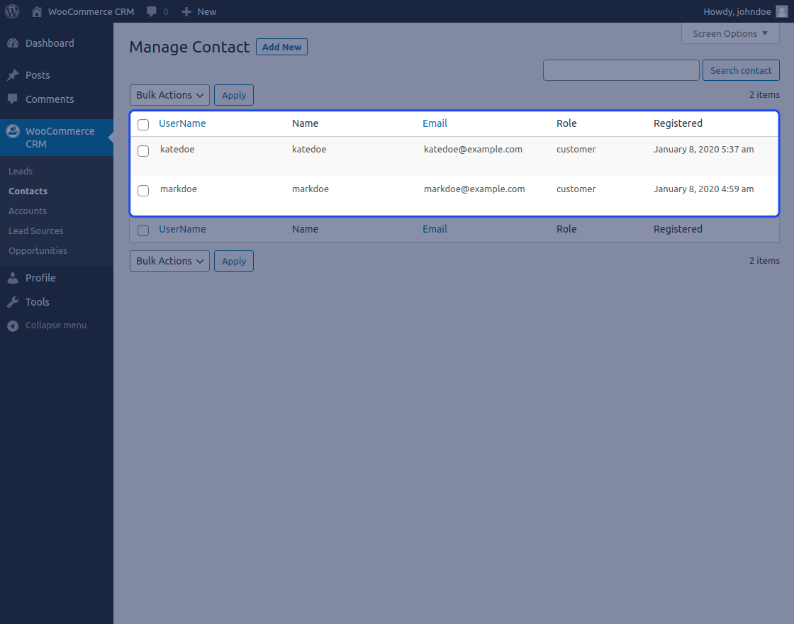WooCommerce Customer Relationship Management (CRM) by Webkul | CodeCanyon